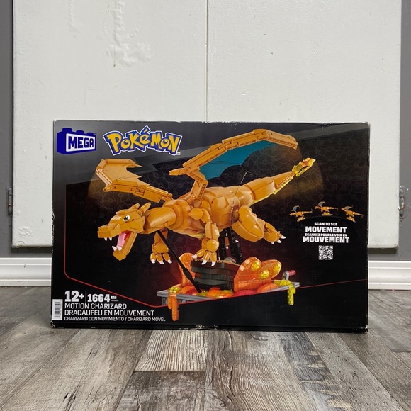Pokemon | Toys | Mega Pokemon Charizard Building Kit With Motion 664pcs ...